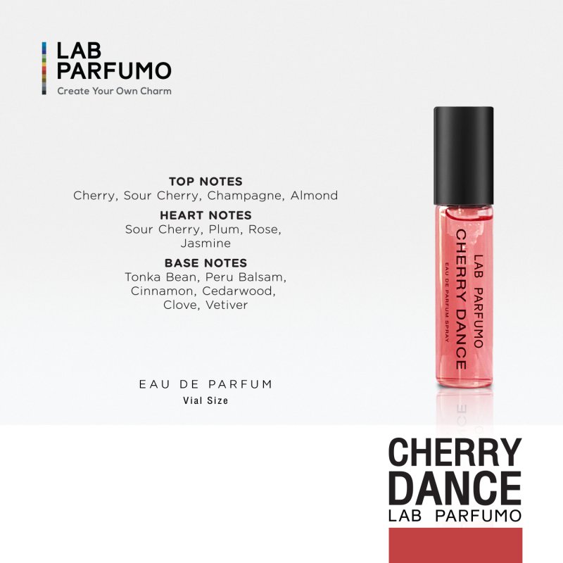 น้ำหอม LAB PARFUMO, Cherry Dance (Vial) – LAB PARFUMO
